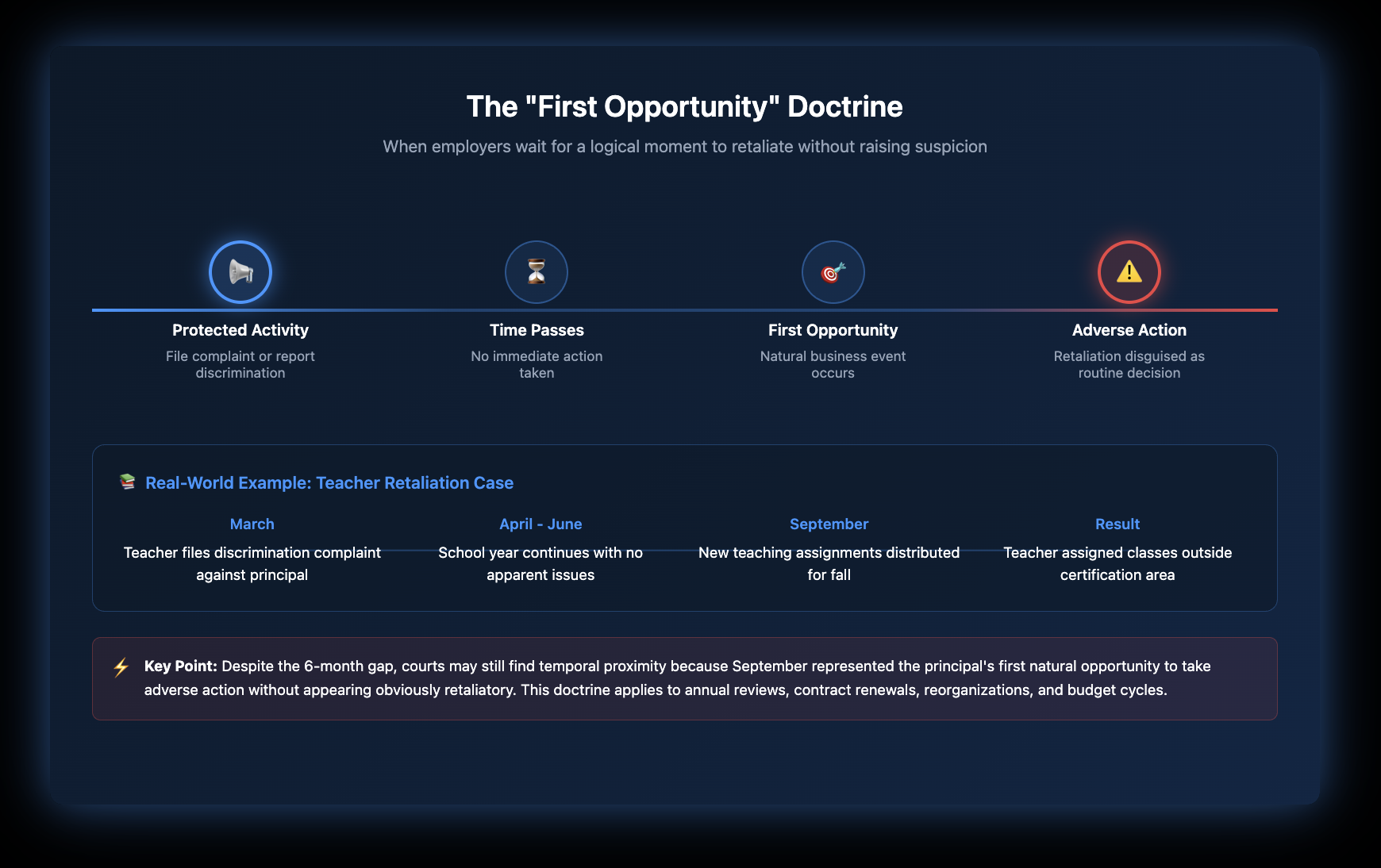 Temporal Proximity: Proving Retaliation Through Timing | Nisar Law Group, P.C.